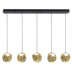 Hanglamp Golden-Egg 8-lichts ovaal | Highlight